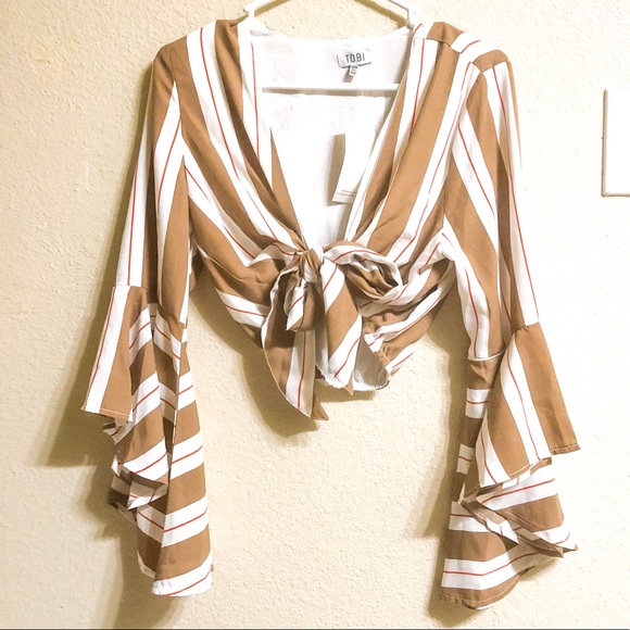 Tobi | Tops | Nwt Tobi Front Tie Blouse | Poshmark
